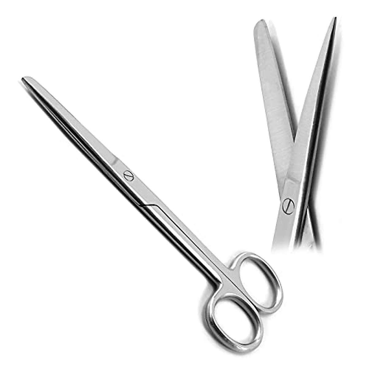 MEDSPO Professional Dental Medical Scissors | Trimming Cutting Nursing Stitch Suture Veterinary | Tissue Instruments Tools (Dressing Scissors Medium)