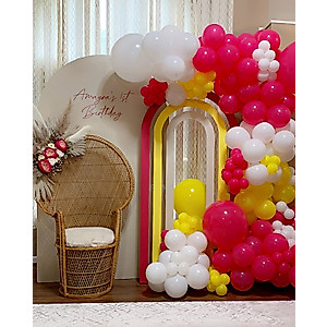 Styirl White Party Latex Balloons - 100 pcs 5/10/12/18 inch Party Latex Ballons As Birthday Balloons/Merry Chritmas Balloons/Graduation/Balloons for Birthday/Baby Shower/Wedding/Party decorations