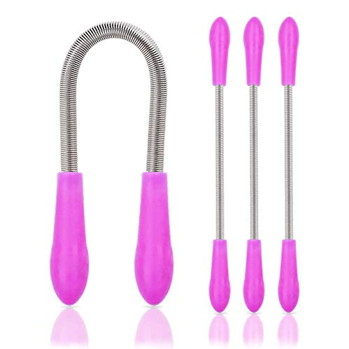 Dr.Nail Facial Hair Remover for Women,3Pcs Hair Remover Spring Threading Tool (purle)