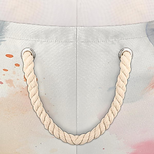 OMFUNS Alpaca Animal Round Storage Basket Extra Large Cute Alpaca Laundry Hamper Basket for Blankets Clothes Cotton Rope Basket Towel Nursery Baby Toy Pet Basket Decorative