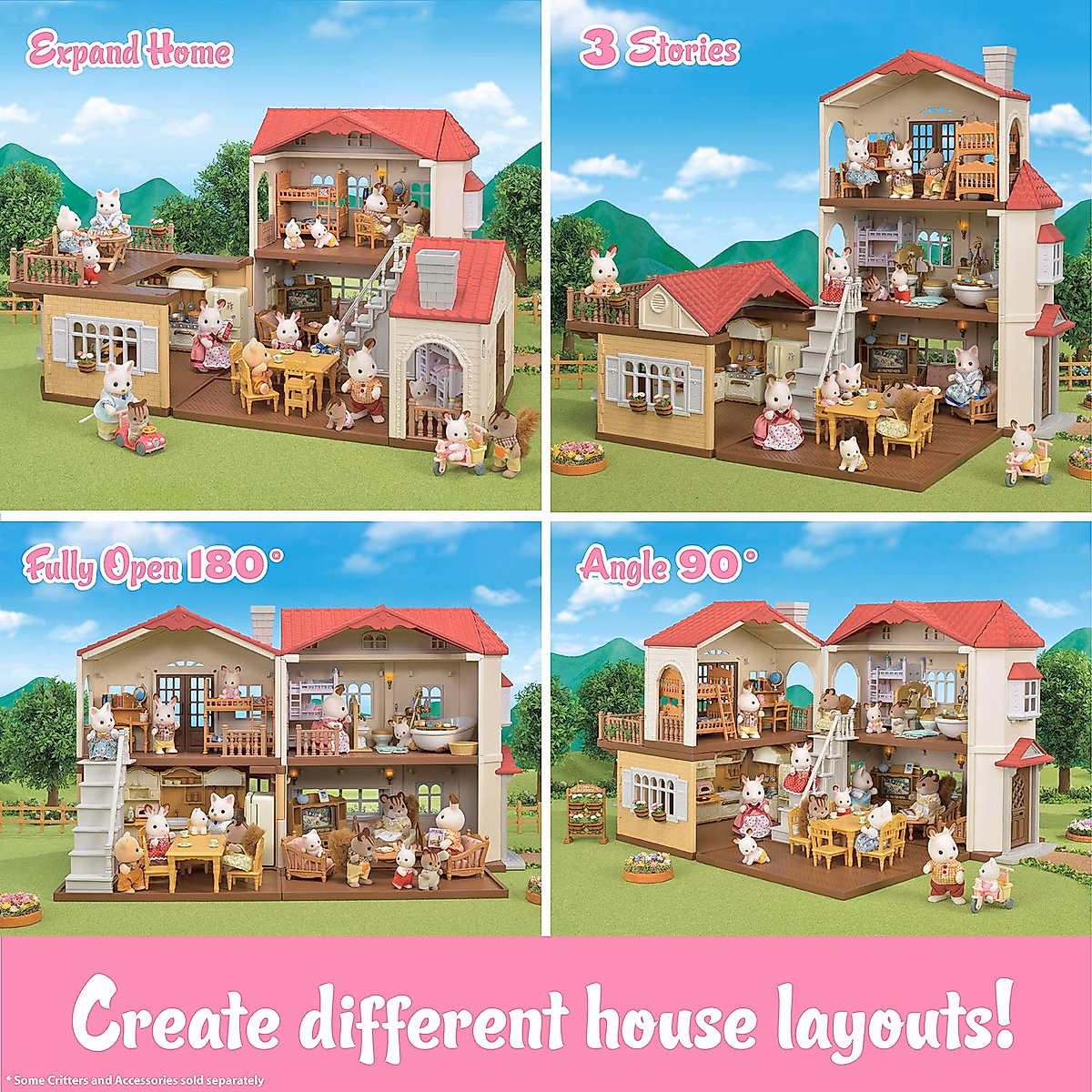 Calico Critters : Red Roof Country Home Gift Set