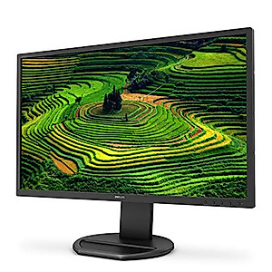 Philips Computer Monitors Philips 271B8QJEB 27" Monitor, Full HD 1920x1080 IPS, HDMI/DisplayPort/DVI-D/VGA, Speakers, USB 3.0 hub, SoftBlue, Flicker-Free, Ergonomic Base, VESA, TCO Edge