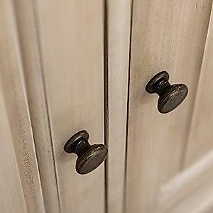 HOMCOM Sideboard Buffet Cabinet with Storage Drawers, Adjustable Shelves, Kitchen Cabinet, Coffee Bar Cabinet, Distressed Natural