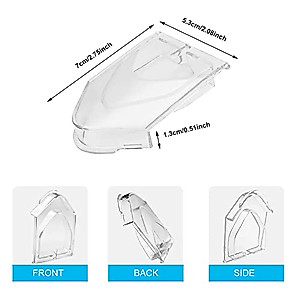 CUTIECLUB 2 Pack Pitcher Spout Cover for Ninja 72oz Blender Lid, Flap Lid Jar Top Replacement parts Accessories for Ninja NJ600-NJ602 BL500-BL781 Blender