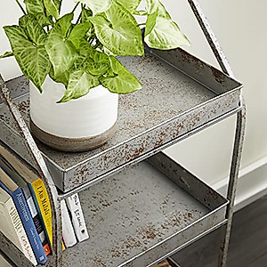 Deco 79 Plantstand, 11" W x 39" H, Gray