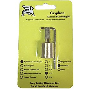 Gryphon 1/4 Inch Diamond Coated Grinder Bit