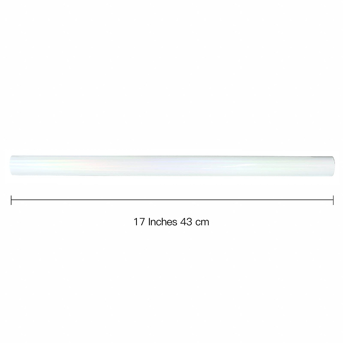 RUSPEPA White Metallic Wrapping Paper - Solid Color Paper Perfect for Wedding, Birthday, Christmas, Baby Shower - 17 Inches X 32.8 Feet