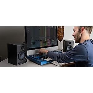 PreSonus Eris E.45 HD 2-Way 4.5" Nearfield Monitors, 70Hz-20kHz Frequency Response, 10kOhm Input Impedance, 2x Balanced 1/4" TRS, 2x Unbalanced RCA, Pair