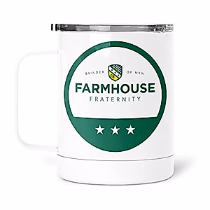 greeklife.store Farmhouse Stainless Steel Travel Mug 13 OZ (Farmhouse 2)