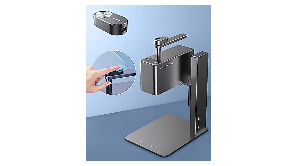 LaserPecker Rotary Module: Wireless Engraving Accessories for LP2/LP3