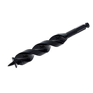 IDEAL Electrical 35-815 Nailbiter 7-1/2 in. Ship Auger 1 in. Drill Bit w/ Dual-Helix Head, 60 deg. Angled Design