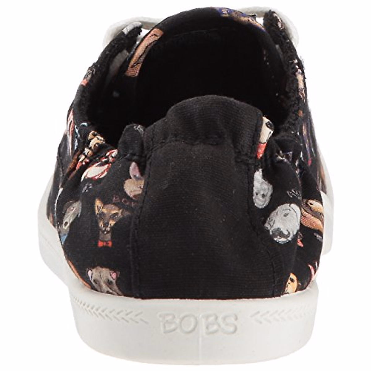 Skechers BOBS Women's Beach Bingo-Dapper Party Sneaker, Black, 7.5 M US