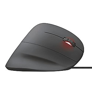 Trust Gaming GXT 144 Rexx Vertical Ergonomic Gaming Mouse, 250-10,000 DPI, 6 Buttons, Black