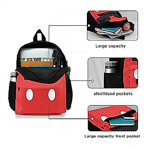 BHODA Cartoon Backpack HD Printed Book Bag - 17-inch School Backpack for Comic Book Fans
