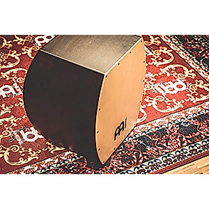 Meinl Jumbo Arch Bass Cajon Box Drum with Internal Snares - NOT MADE IN CHINA - Maple Frontplate / Hardwood Body in Vintage Wine Barrel Finish, 2-YEAR WARRANTY (SUBCAJ8VWB-M)