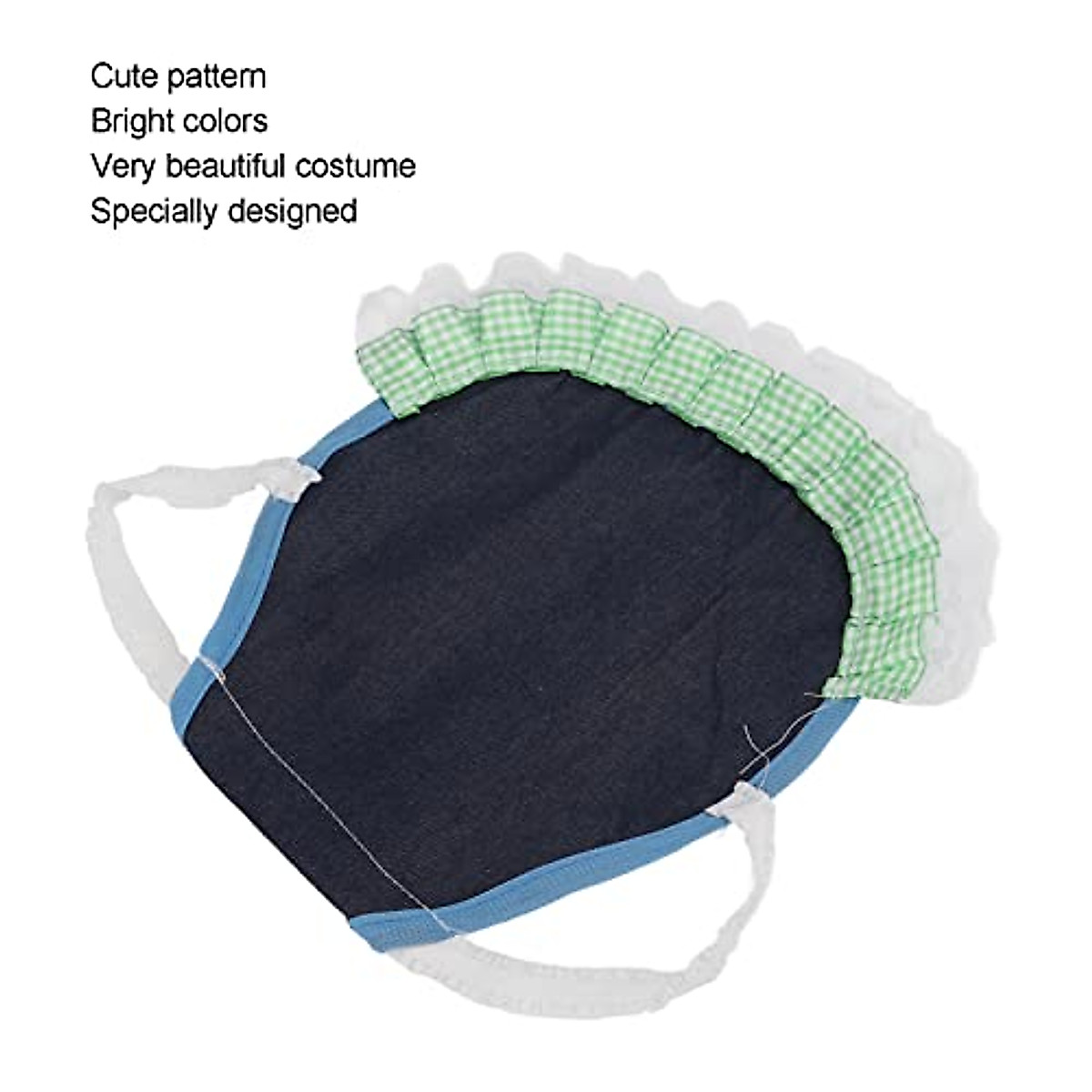 GLOGLOW Chicken Saddle Hen Apron, Chicken Saddle Feathers Protective Poultry Wing Back Protector Warm Comfortable Hens Back Wing Protection with Elastic Straps for Hen Care Supplies(Blue Cowboy)