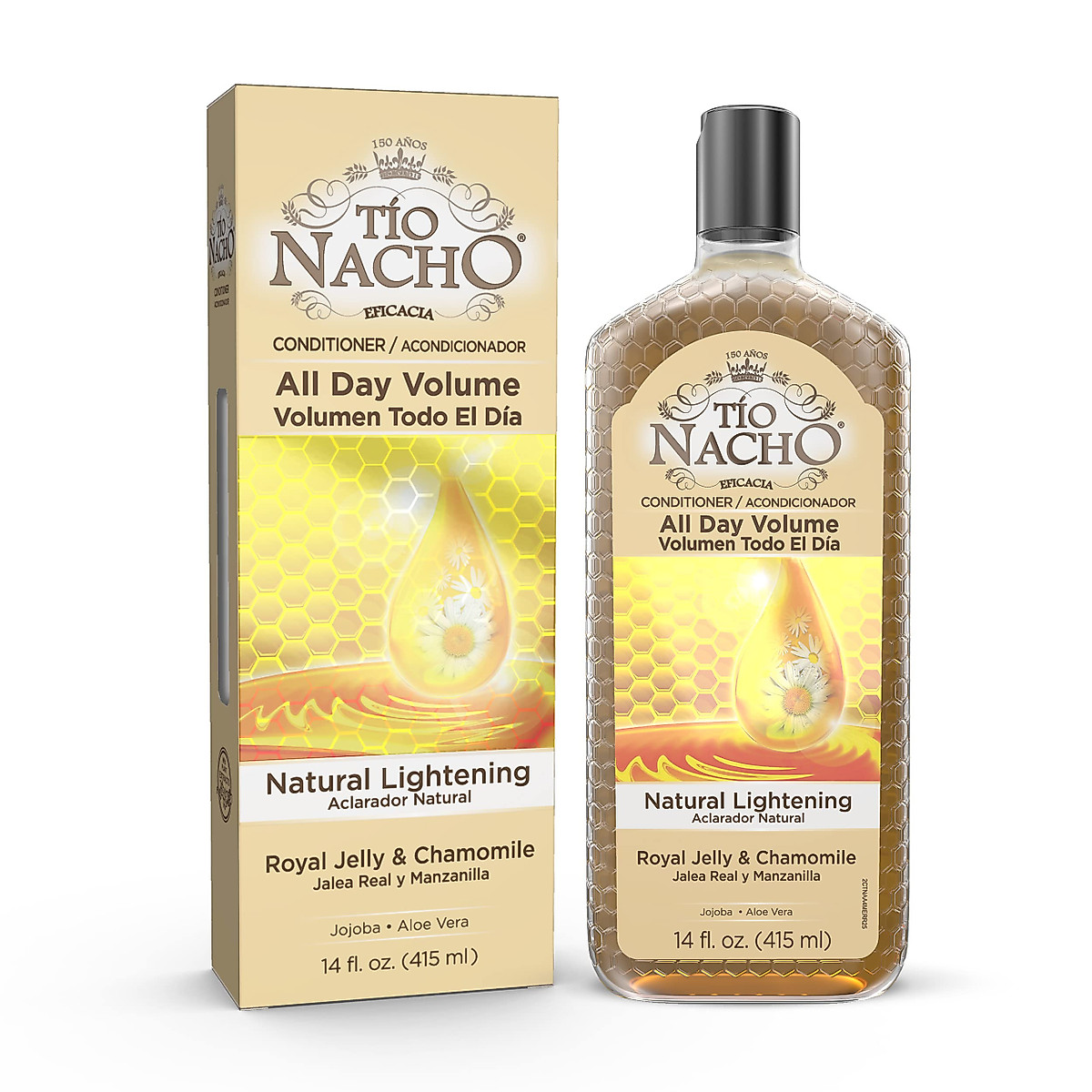 Tio Nacho All Day Volume Natural Lightening Conditioner with Royal Jelly and Chamomile, 14 Ounces