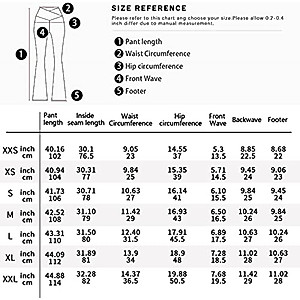 TOPYOGAS Women's Casual Bootleg Yoga Pants V Crossover High Waisted Flare Workout Pants Leggings Black