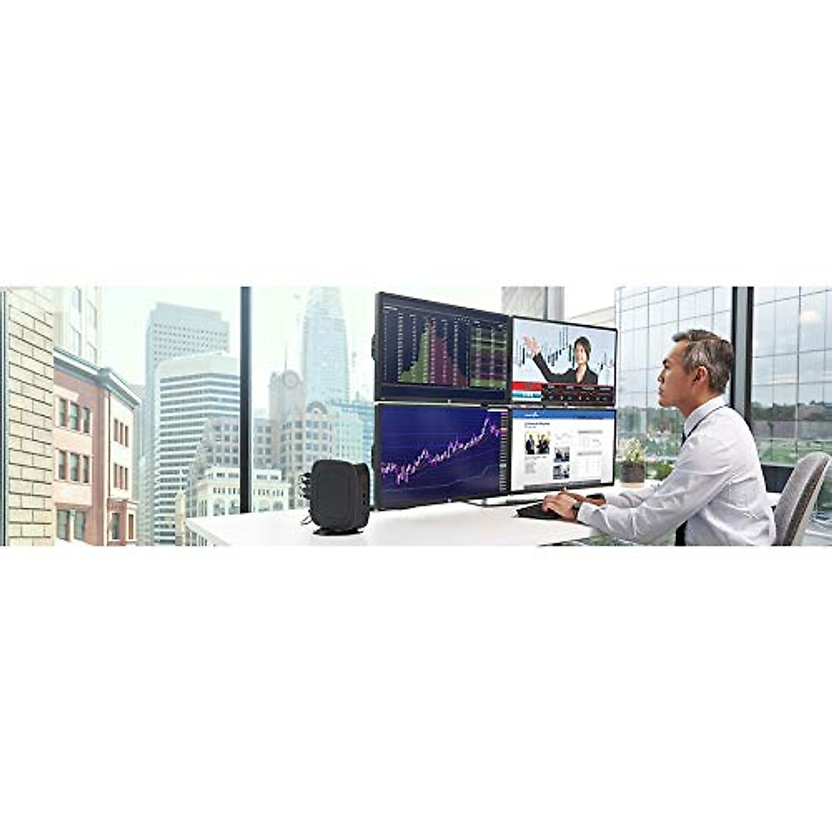 HP t740 Thin Client - AMD Ryzen V1756B Quad-core (4 Core) 3.25 GHz - TAA Compliant - 8 GB RAM DDR4L SDRAM - 64 GB Flash - AMD Radeon Vega 8 Graphics - Gigabit Ethernet - Windows 10 IoT Enterprise (En