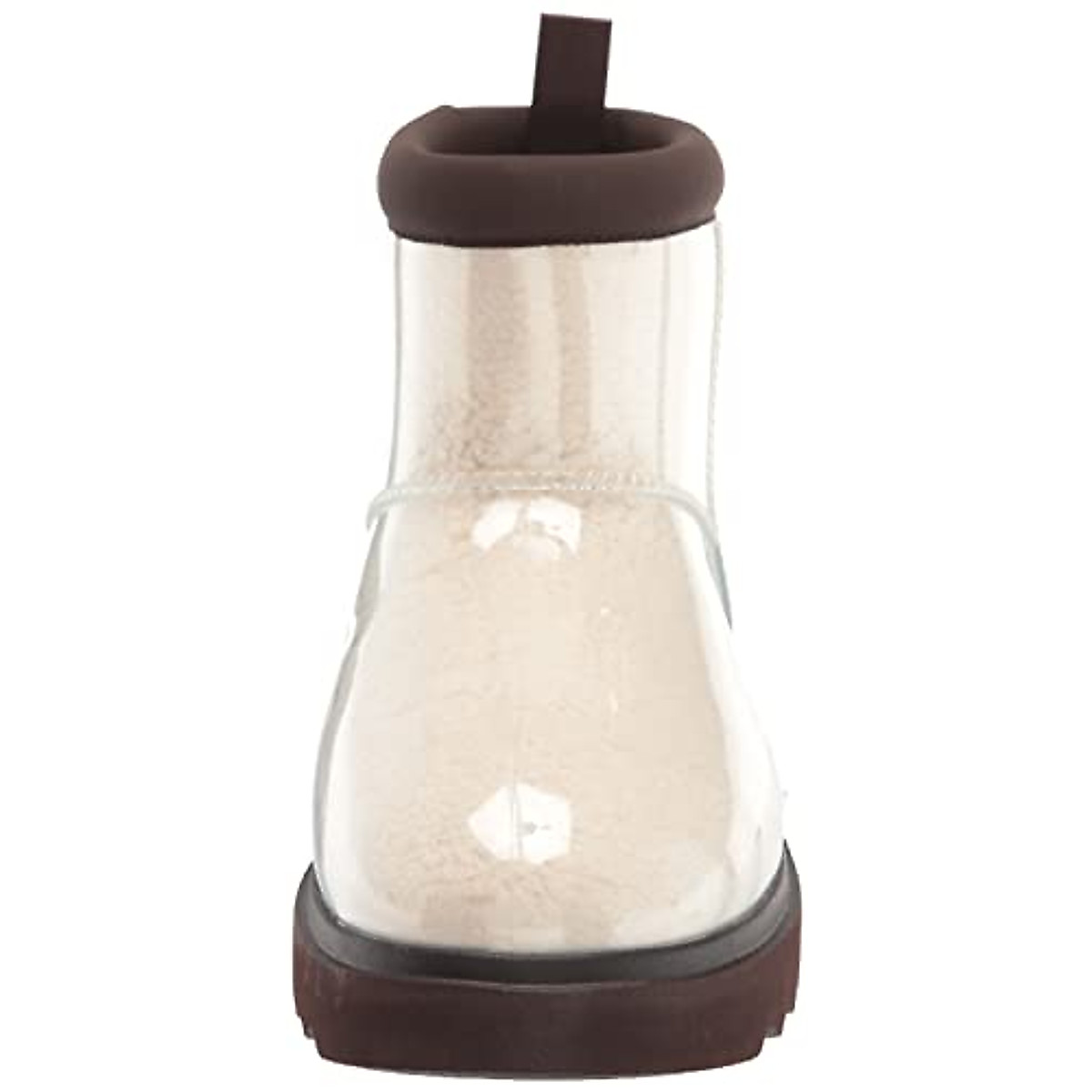 Koolaburra by UGG Women's KOOLA Clear Mini Fashion Boot, Chocolate Brown/Natural, 11