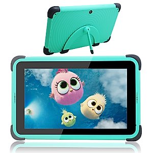 CWOWDEFU 8 inch Kids Tablet,Android Tablets for Kids,AX WiFi 6,32GB ROM TF 256GB,Child Tablet with Parental Control,Camera,Support YouTube Netflix for Boys Girls,with Kids-Tablet Case and Stand(Green)