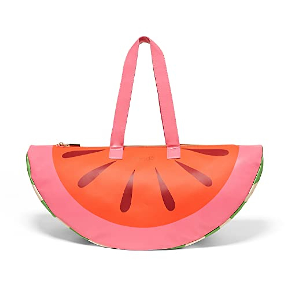 ban.do Super Chill Cooler Bag, Insulated Bag with Shoulder Straps, Soft Sided Cooler, Cute Portable Cooler for Picnics or Beach Days, Watermelon 2.0