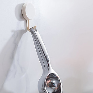 Kitchen Handheld Lemon Squeezer - Heavy Duty Citrus Juicer & Lemon Juicer Hand Press With Curved Handle - Manual Lemon Lime Squeezer & Metal Citrus Squeezer For Extracting Juices