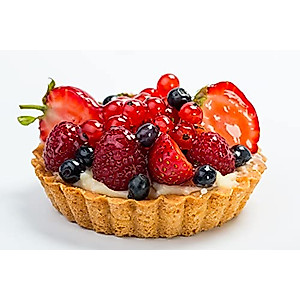 Bakerpan Silicone 2 3/4 Inch Round Tart Mold, Mini Cakes, Desserts, 6 Cavities Pan - Set of 2