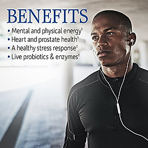 Garden of Life Vitamin Code Whole Food Multivitamin for Men - 120 Capsules, Vitamins for Men + Fruit & Veggie Blend and Probiotics for Energy, Heart & Prostate Health, Vegetarian Mens Multivitamins