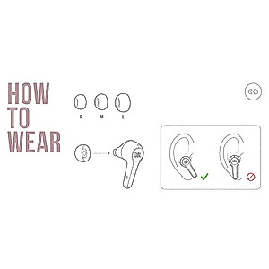 JBL Tune 215TWS True Wireless Earbud Headphones - Pure Bass Sound, Bluetooth, 25H Battery, Dual Connect (Black)