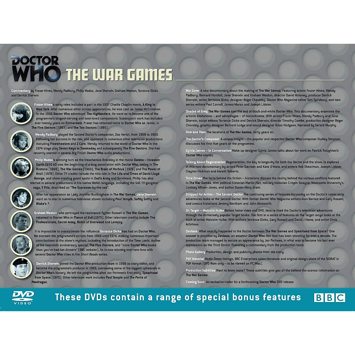 Doctor Who - The War Games [DVD] [1969] [UK Import]
