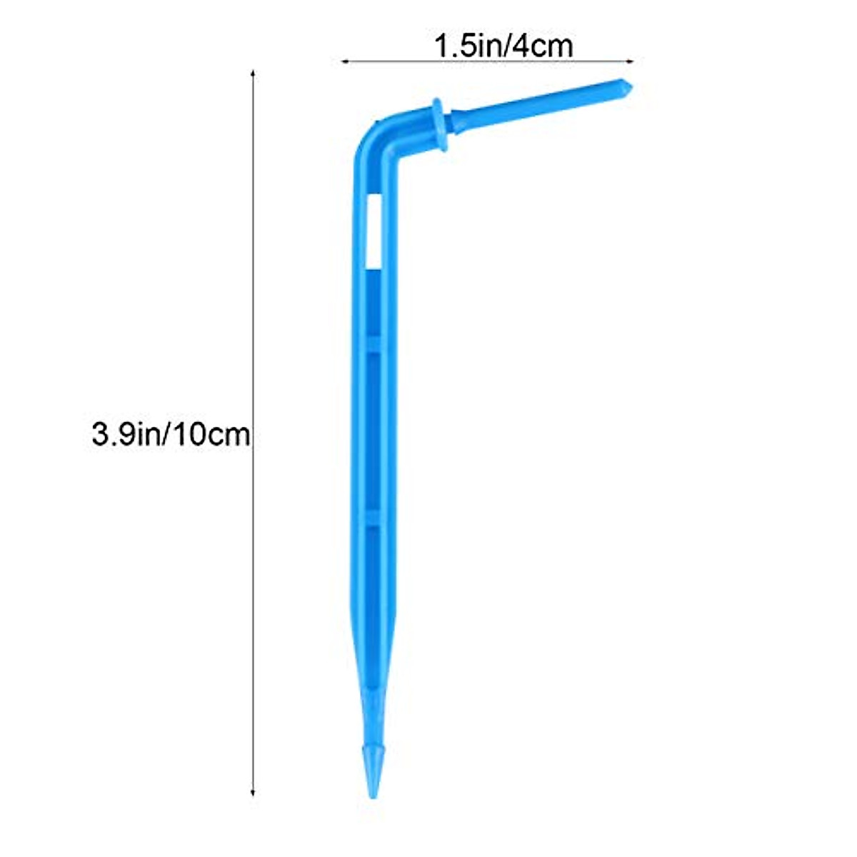 YARNOW 100pcs Garden Irrigation Curved Drop Arrow Water Saving Arrow Drip Head Emitter Plants Irrigation Micro Dripper Greenhouse Garden Fittings