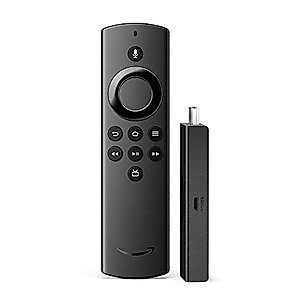 Certified Refurbished Fire TV Stick Lite with Alexa Voice Remote Lite (no TV controls) | HD streaming device | 2020 release