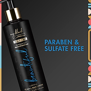 My Black is Beautiful Calming Scalp & Hair Lotion Treatment for Dry Scalp and Damaged Hair, Blue Ginger and Mint, 7.6 fl oz