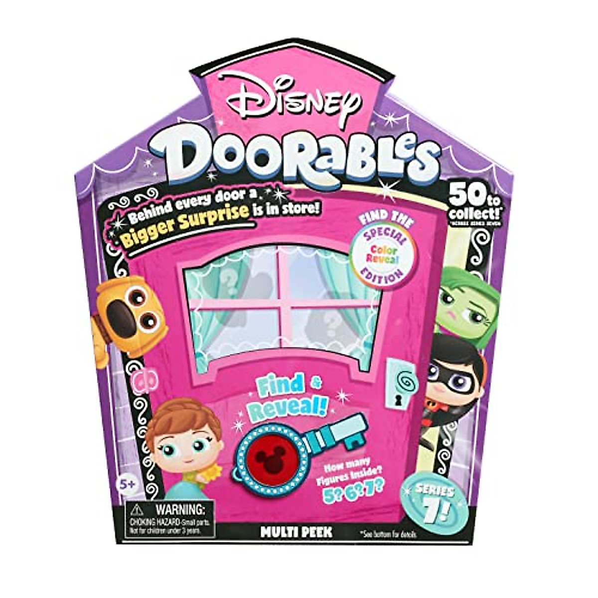 Disney Doorables Let’s Go Around the World Series 2, Collectible Blind Bag Figures, Styles May Vary, Officially Licensed Kids Toys for Ages 5 Up