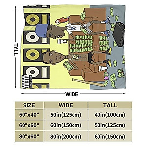 Flannel Plush Nice Young Rapper Dolph Throw Blanket for Cold Weather Outdoor Super Soft and Quality Air Conditioner Quilt Wrinkle-Resistant Blankets 80"X60"