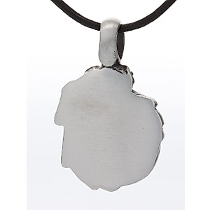 Jewelry Trends Frog on Yin Yang Pewter Pendant Necklace 18" Leather Cord