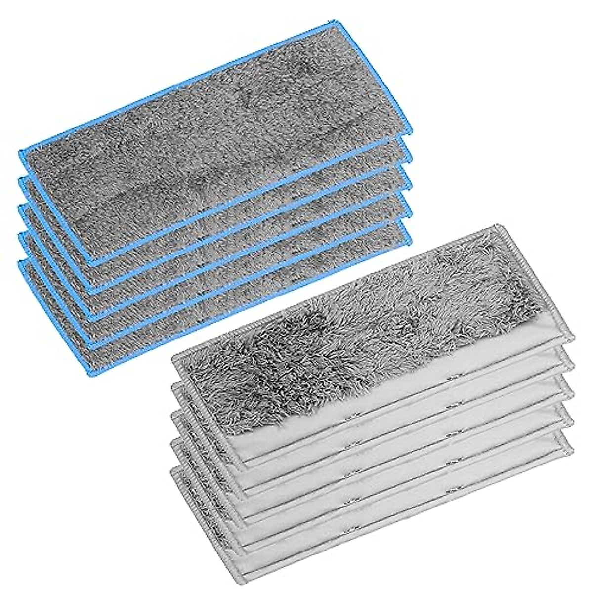Garbage fighter Mopping Pads Replacement for iRobot Braava Jet M6 (6012) (6110) (6112) (6113) - 10 Pack Washable Reusable Sweeping Cloth Pads - Wi-Fi Connected Robot Mop (5 Wet Pads and 5 Dry Pads)