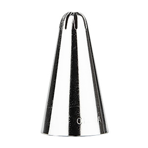 Restaurantware Pastry Tek Decorating Tip Star 1 Reusable Star Piping Tip - #31 Dent-Resistant Stainless Steel Closed Star Tip Dishwasher-Safe Decorate Cupcakes Cakes or Cookies