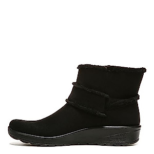 BZees Womens Glaze Ankle Boot, Black, 8.5 Wide US