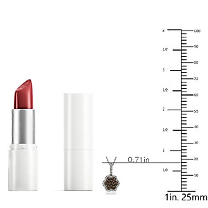 LE VIAN 5/8 Carat White and Chocolate Diamond Flower Pendant Necklace for Women in 14k White Gold (G-H/Fancy Brown, VS2-SI2, cttw) on 18 Inch Chain with Lobster Claw Clasp