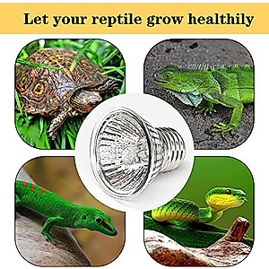 IOOTSEA Turtle Heat Lamp Tortoise Bulb: 50W UVB Reptile Heating Bulb for Lizards, Snakes, Aquarium Aquatic Reptile Amphibian - Terrarium Heat Lamps and Habitat Lighting for Pet Supplies