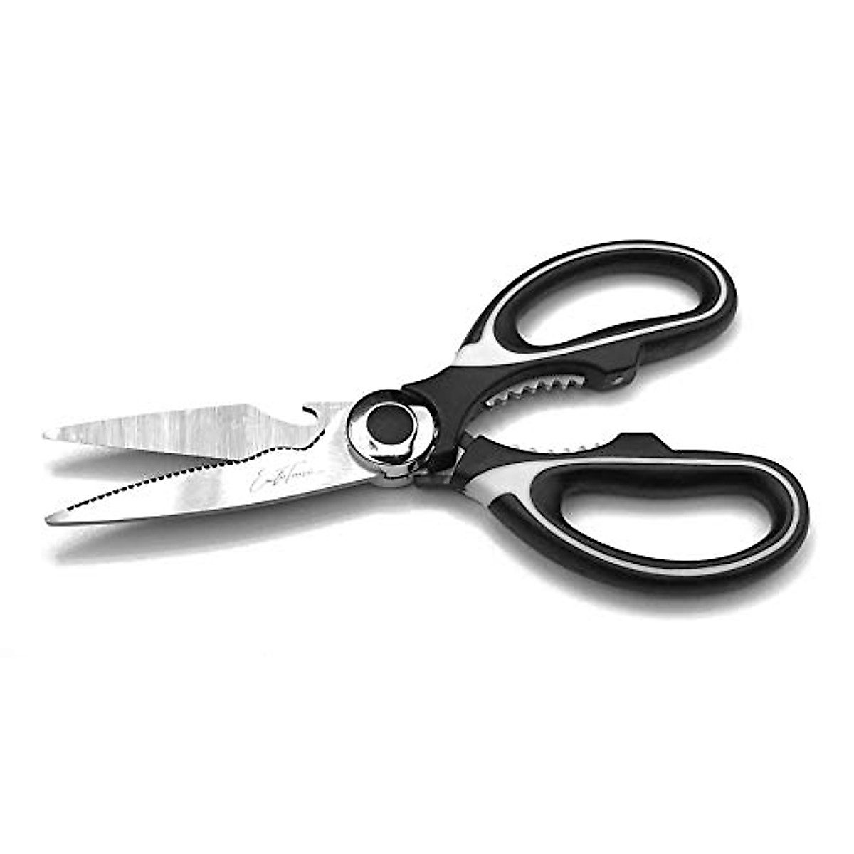Emilio Torazzi Kitchen Scissors - Ultra Sharp Premium Multi Purpose Kitchen Shears - Heavy Duty & Dishwasher Safe