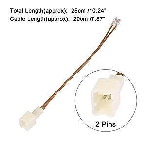 X AUTOHAUX 4pcs Car Speaker Connector Wire Harness Adapter Connector for Nissan Murano for Infiniti G37