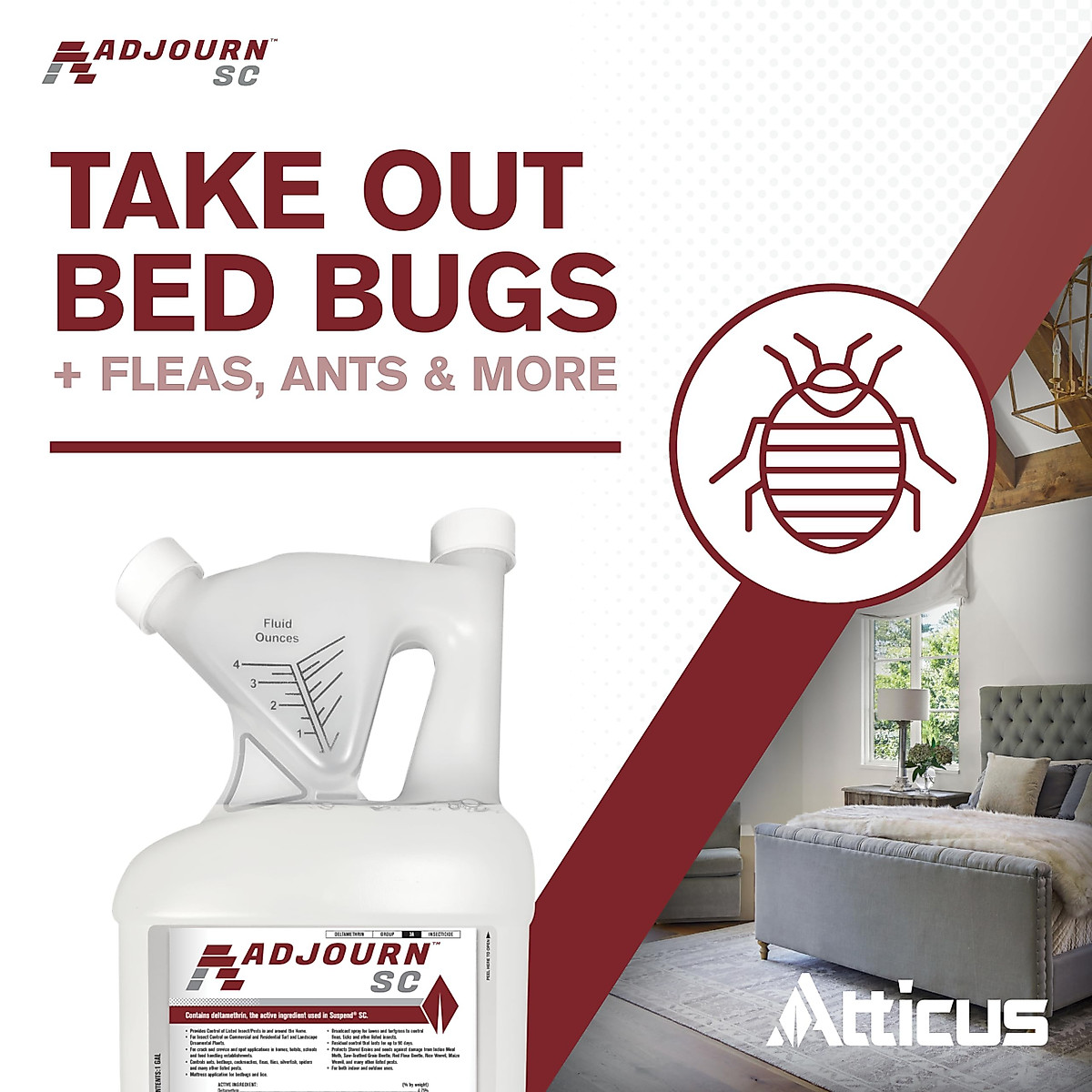 Adjourn SC (16 Ounce) Insecticide Concentrate - Compare to Suspend SC - Deltamethrin 4.75%