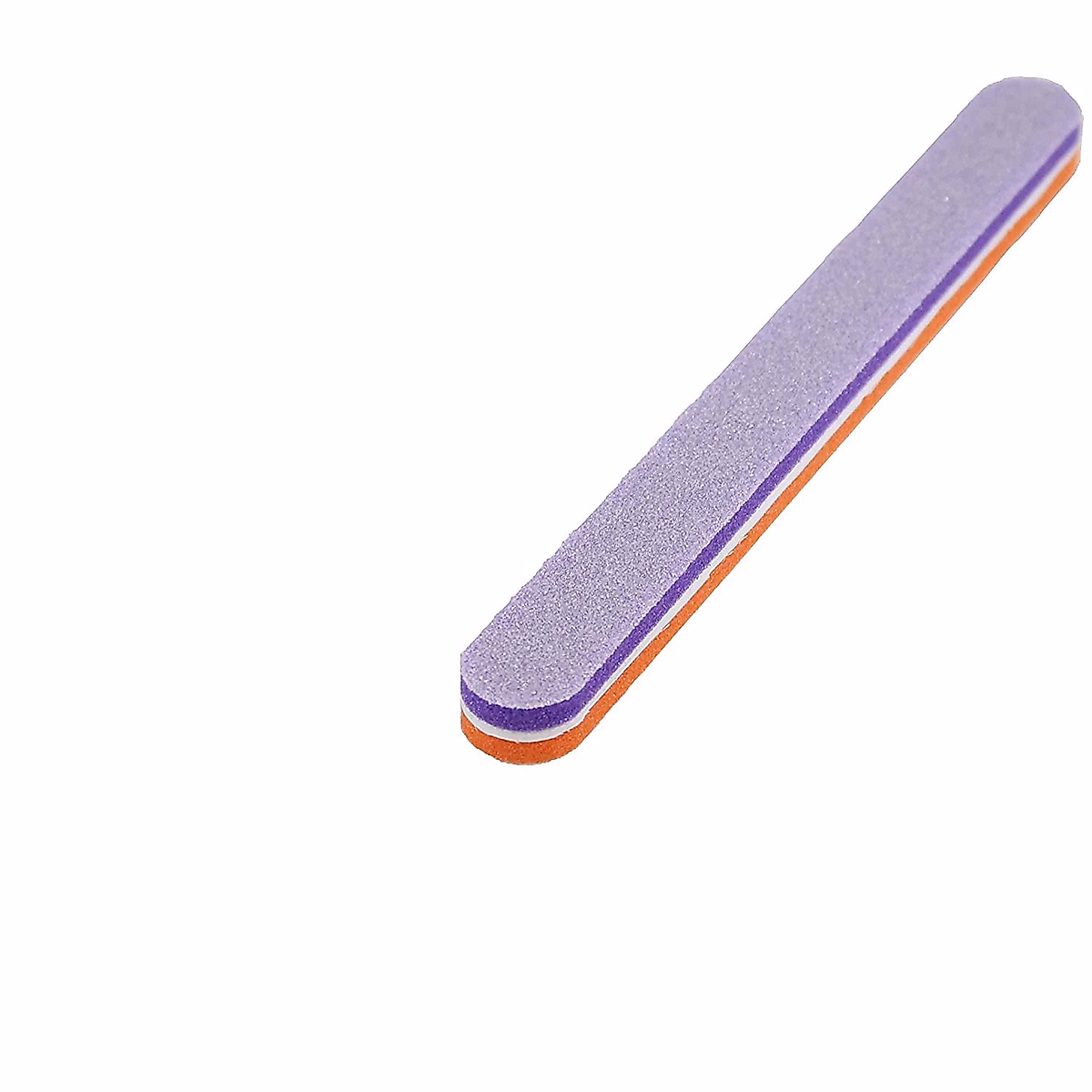 Iridesi Nail Files 100/180 Grit Thick Sponge Washable Emery Boards 7 Inches Long 3/4 Inches Wide 12 Fingernail Files Per Pack