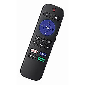 Universal Remote Compatible with Roku TV, for TCL/Philips/JVC/RCA/Magnavox/Sanyo/LG/Haier/ONN Roku TVs