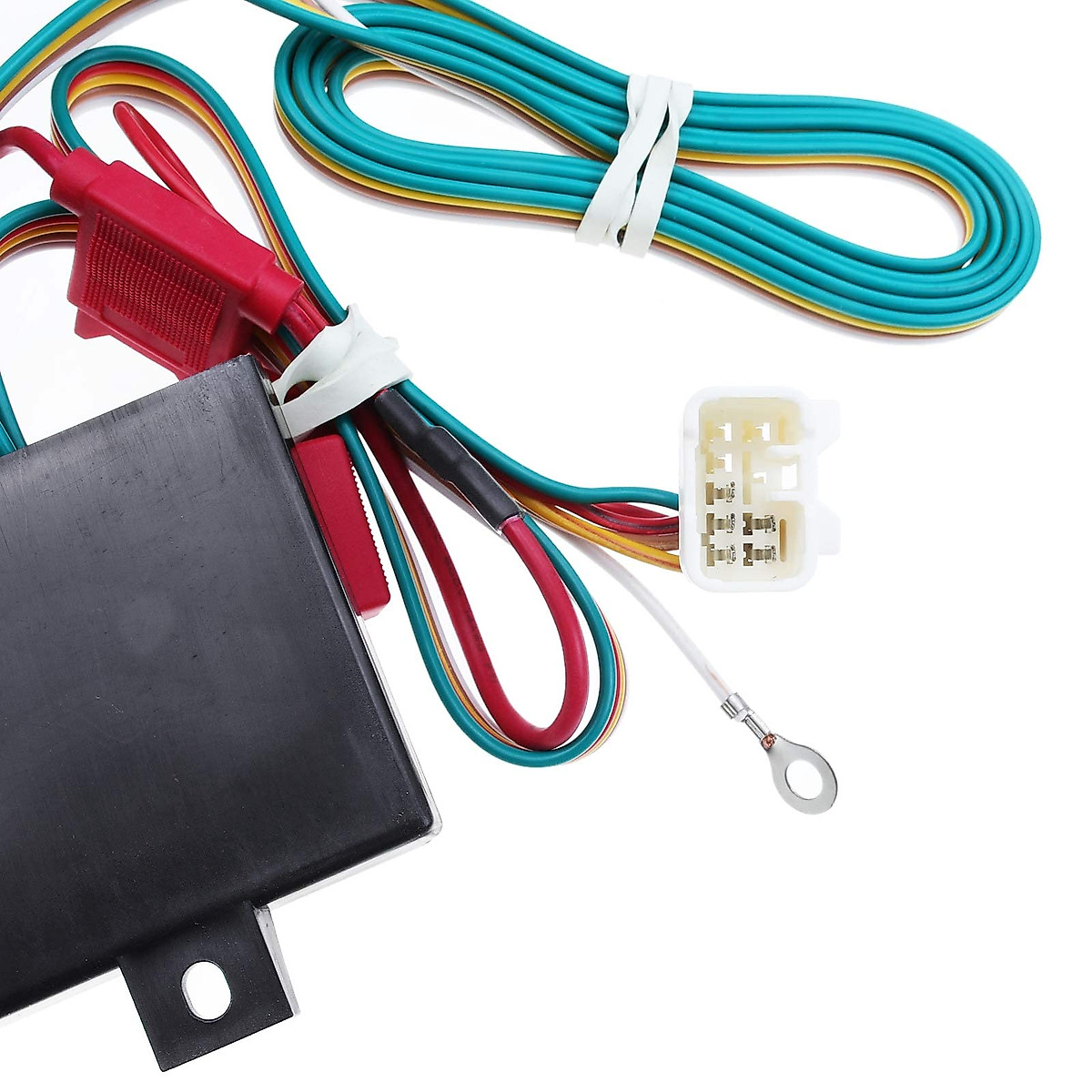 A-Premium 4-Pin Trailer Wiring Harness Compatible with Select Subaru Models - Outback 2010-2021, Forester 2014-2021, Crosstrek 2016-2021, XV Crosstrek 2013-2015, Ascent 2019-2021