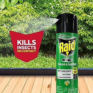 Raid House & Garden Insect Killer Spray, Orange Scent 11 Ounce (Pack of 2)