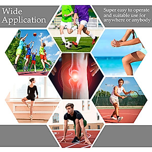 Elastic Calf Compression Bandage Leg Compression Sleeve for Men and Women, Compression Wraps Lower Legs for Stabilising Ligament, Joint Pain, Sport, Adjustable Black (2, 71 Inches)